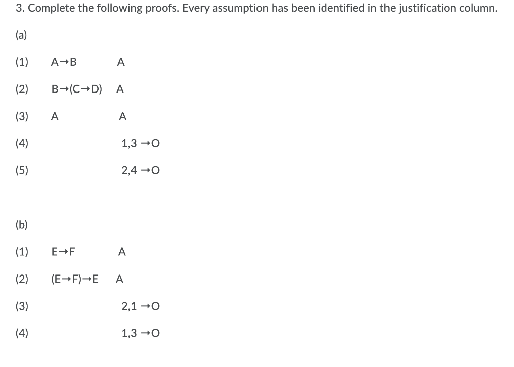 Solved For 5, 7, 8 and 9, use the following sequents to | Chegg.com