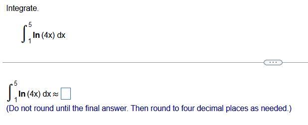 Solved Evaluate the integral using integration by parts. | Chegg.com