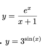 Solved ex y= x +1 - y = zsin(x) | Chegg.com