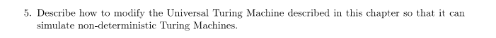 Solved For each computation path of non-deterministic Turing | Chegg.com