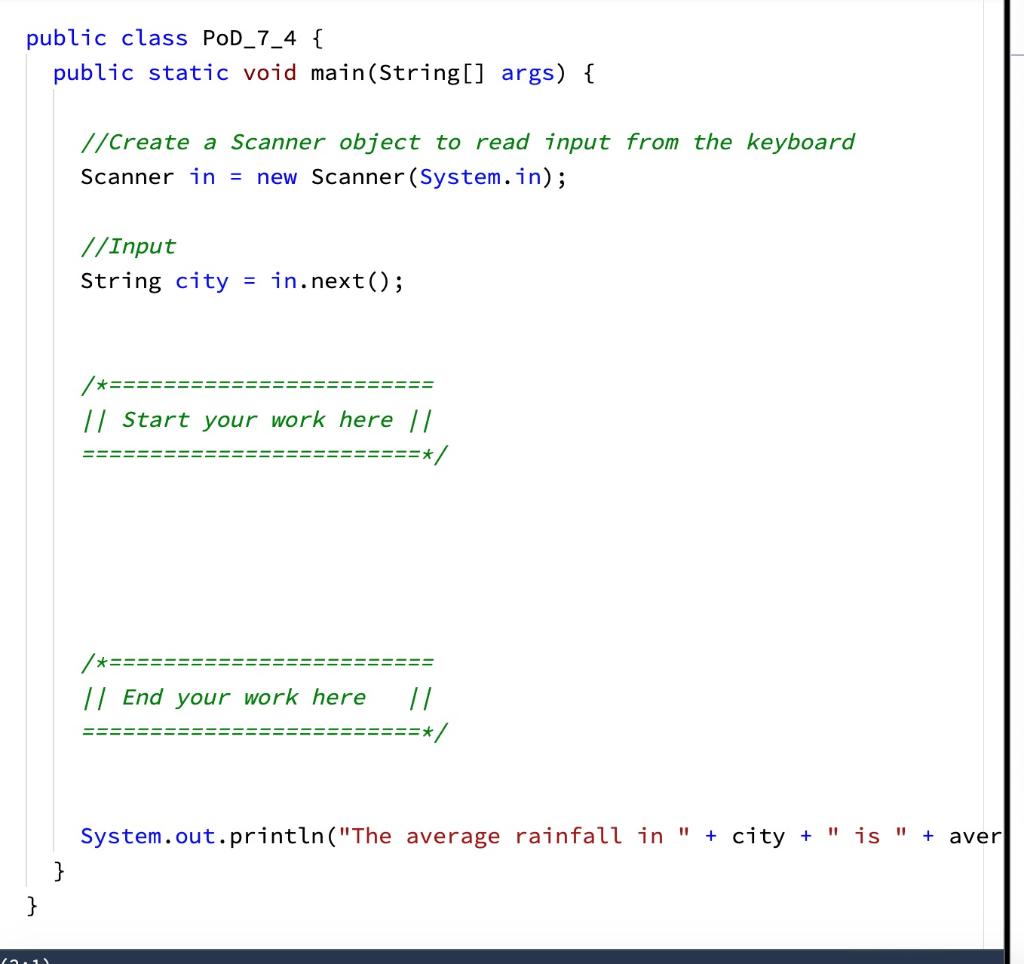 Solved Instructions You will be given the name of a city | Chegg.com