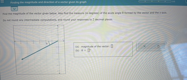 [Solved]: Find the magnitude of the vector given below. Als