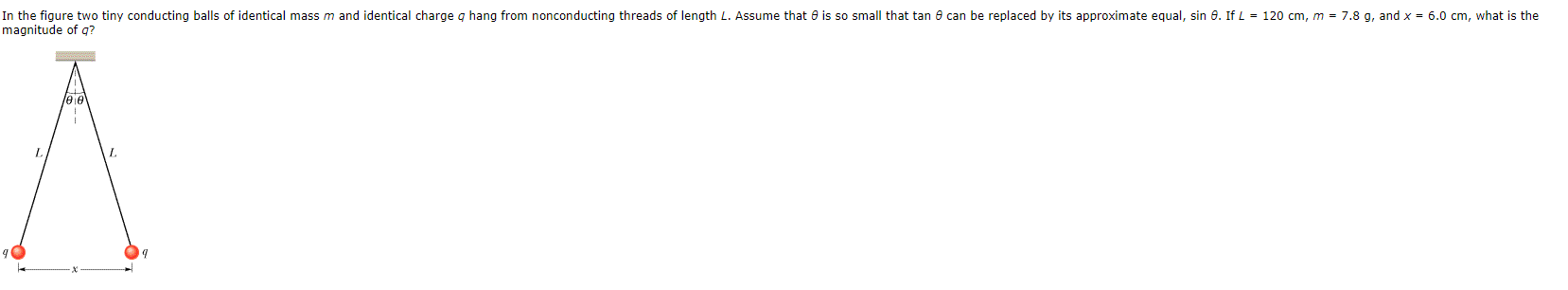 Solved In the figure two tiny conducting balls of identical | Chegg.com