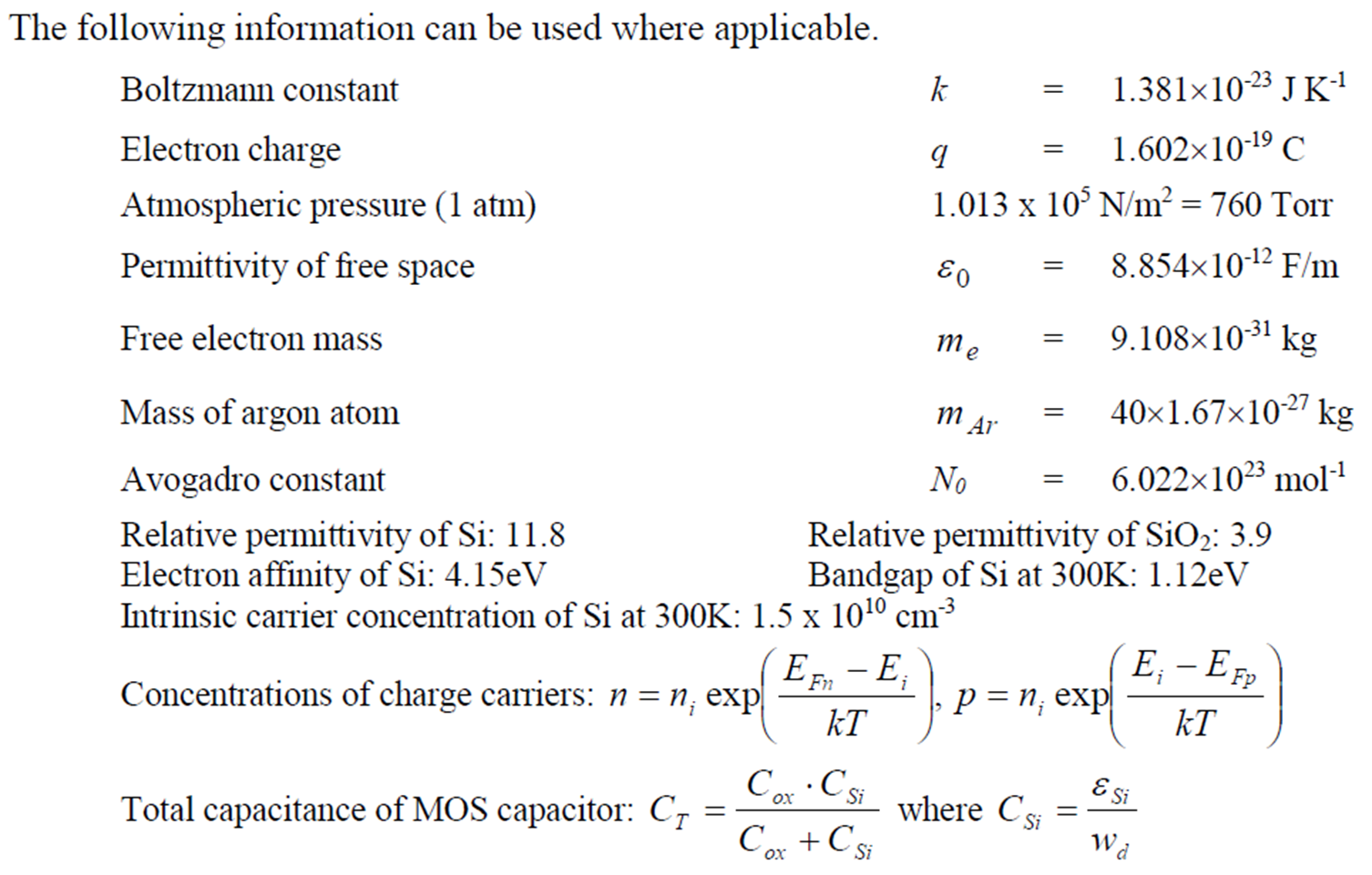 Solved The following information can be used where | Chegg.com