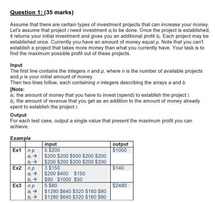 Solved Explanation In the first example, your initial amount | Chegg.com