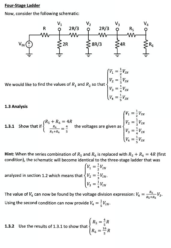 Solved Three-Stage Ladder Now, consider the following | Chegg.com