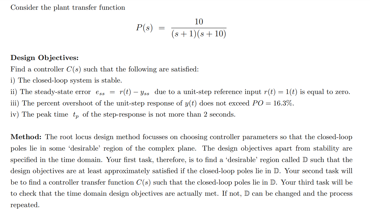 Solved Figure 1: Unity-Feedback System- Use correct labeling | Chegg.com