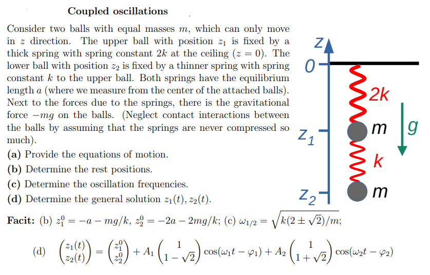Solved How to solve the following question about coupled | Chegg.com