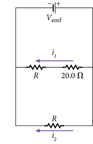 Solved Three resistors are connected across a battery as | Chegg.com