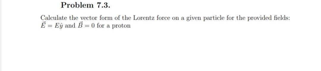 Solved Calculate the vector form of the Lorentz force on a | Chegg.com