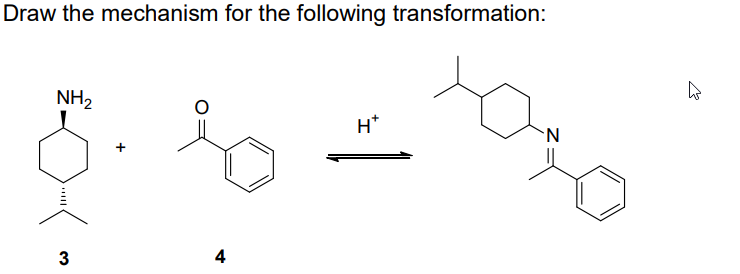 Solved Draw the mechanism for the following transformation: | Chegg.com