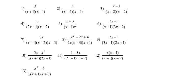 Solved 1) (x+1)(x−1)3 2) (x−4)(x−1)3 3) (x+2)(x−2)x−1 4) | Chegg.com