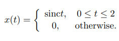 Solved Plot and find the even and odd component functions of | Chegg.com