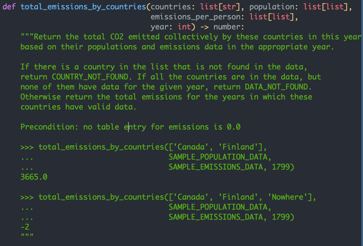 Solved Pease help me code this function according to the | Chegg.com