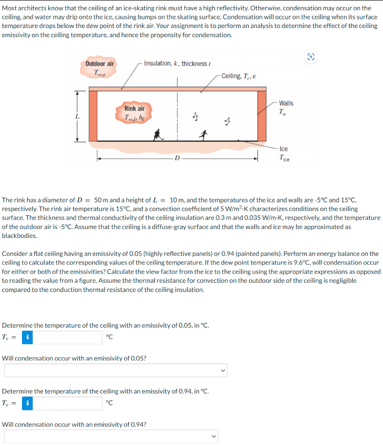 Most architects know that the ceiling of an | Chegg.com