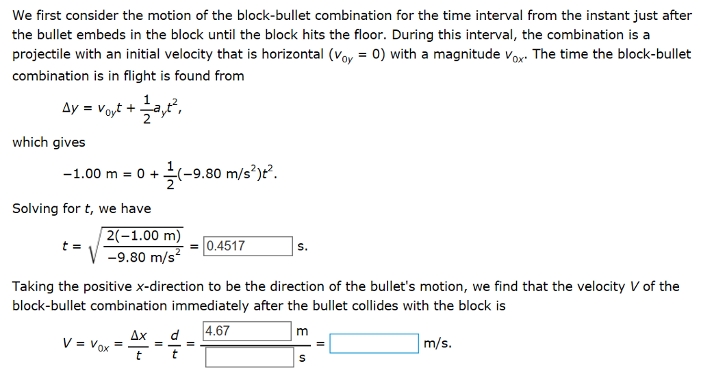 Solved A bullet of mass m = 8.00 g is fired into a block of | Chegg.com
