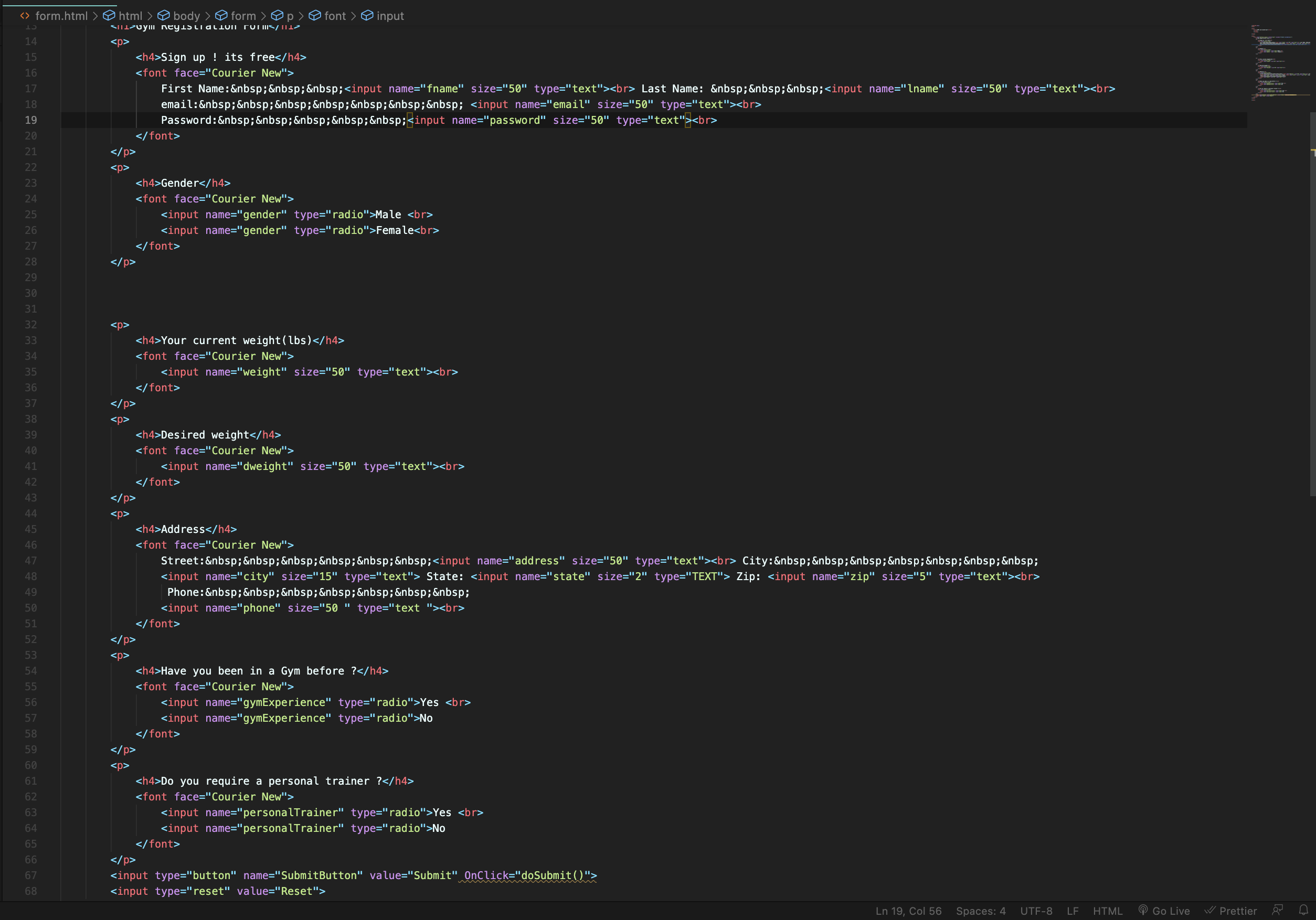 Can Someone Help Validate This Form In Javascript