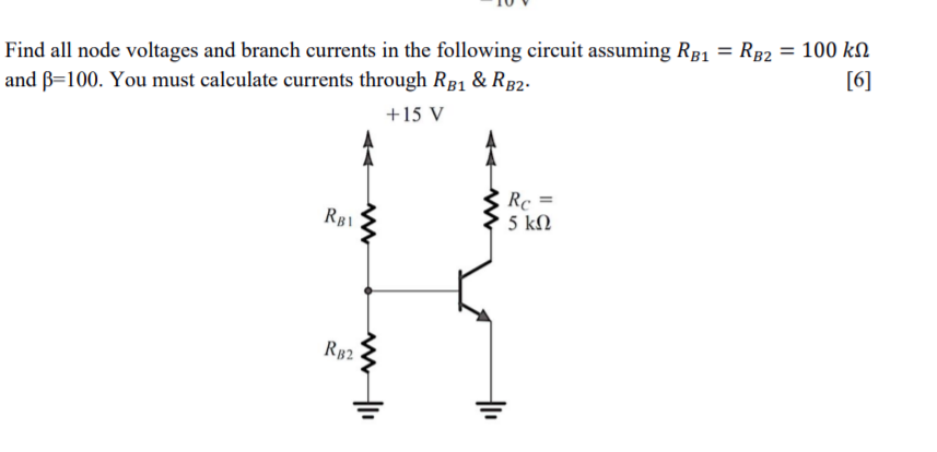 Solved = Find all node voltages and branch currents in the | Chegg.com