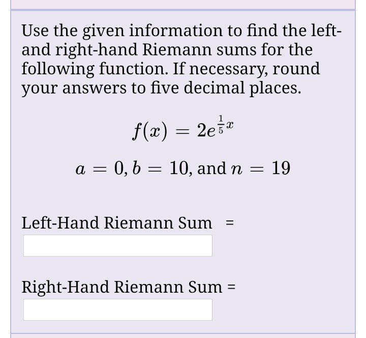 Solved Use the given information to find the left- and | Chegg.com