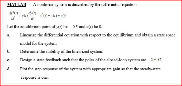Solved Please show all the steps, and all the MATLAB code | Chegg.com