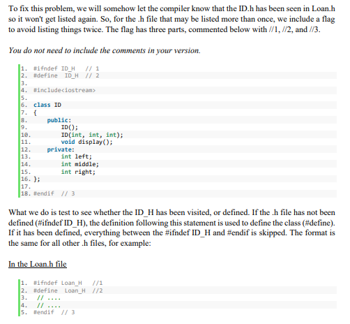 Solved 1. // This and the following 5 lines will go to the | Chegg.com