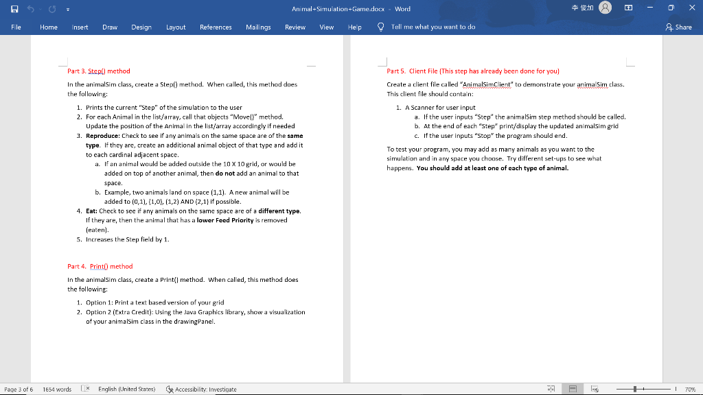 Solved Java help! Please do the first four parts. Thank you | Chegg.com