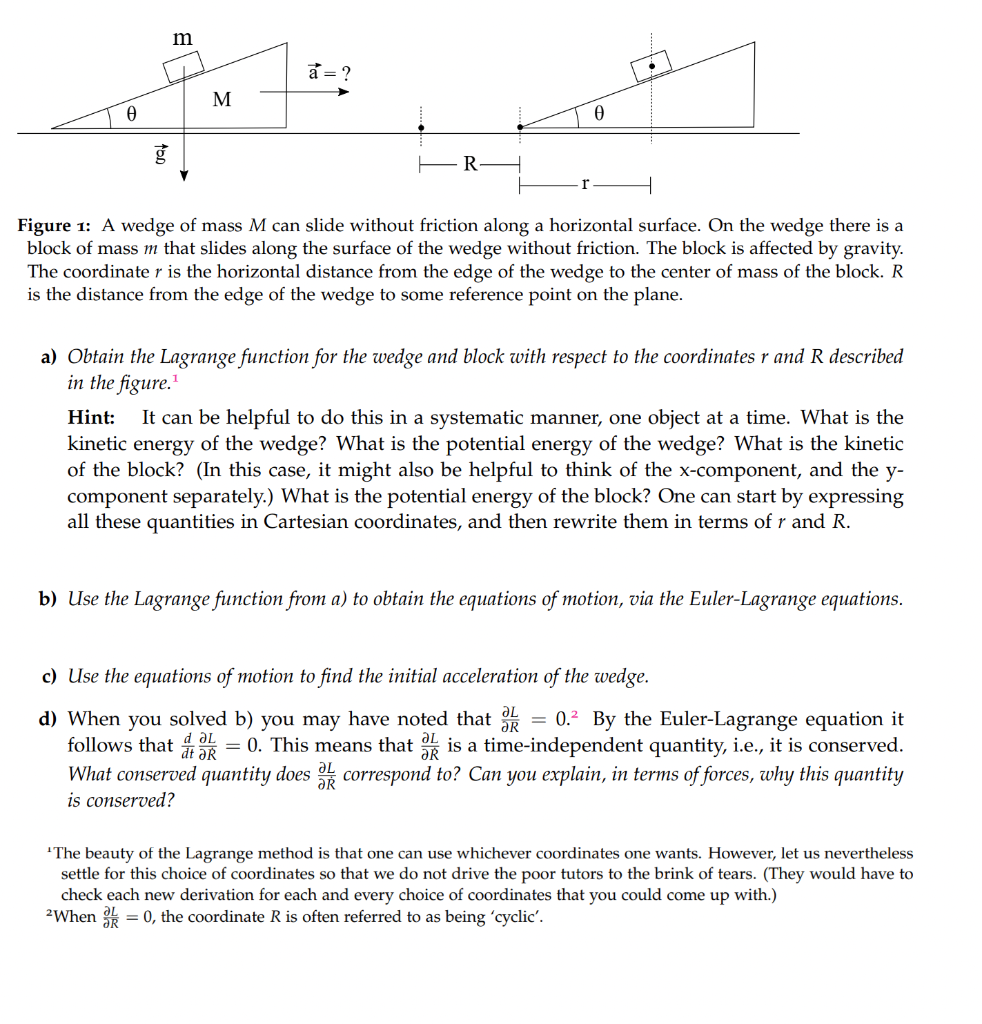 Solved Block and wedge Back to the block and wedge again! | Chegg.com