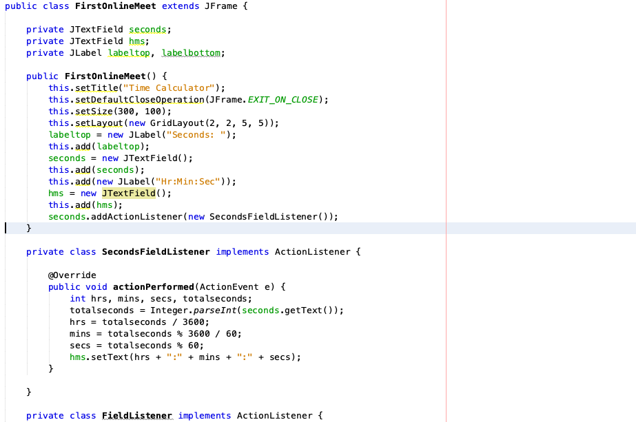 Solved My program currently converts the total seconds into | Chegg.com