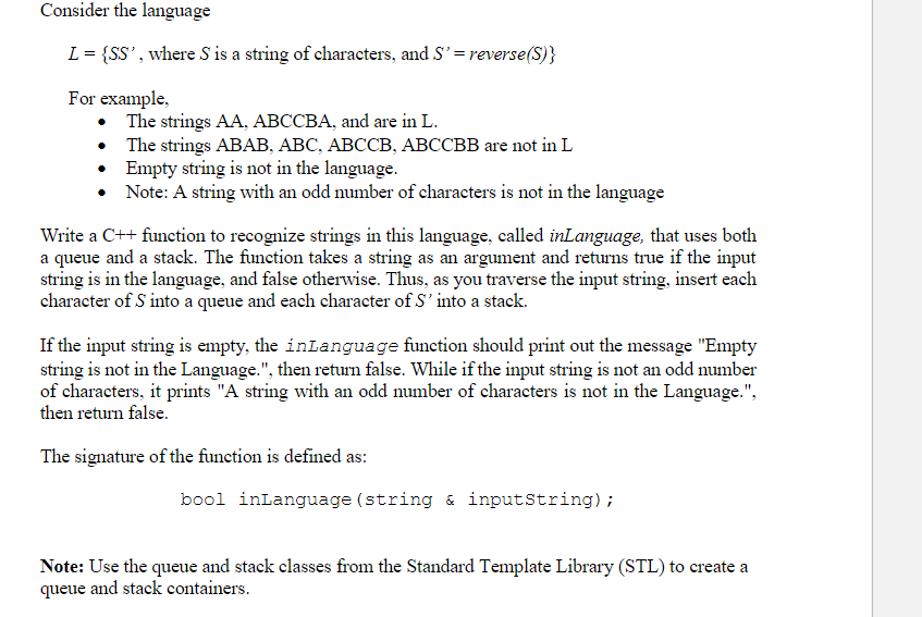 Solved For each sentence read from the file, it calls | Chegg.com
