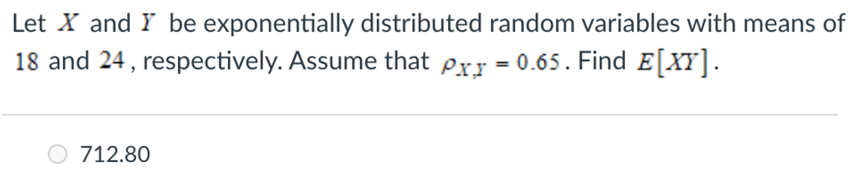 Solved Let X and Y be exponentially distributed random | Chegg.com