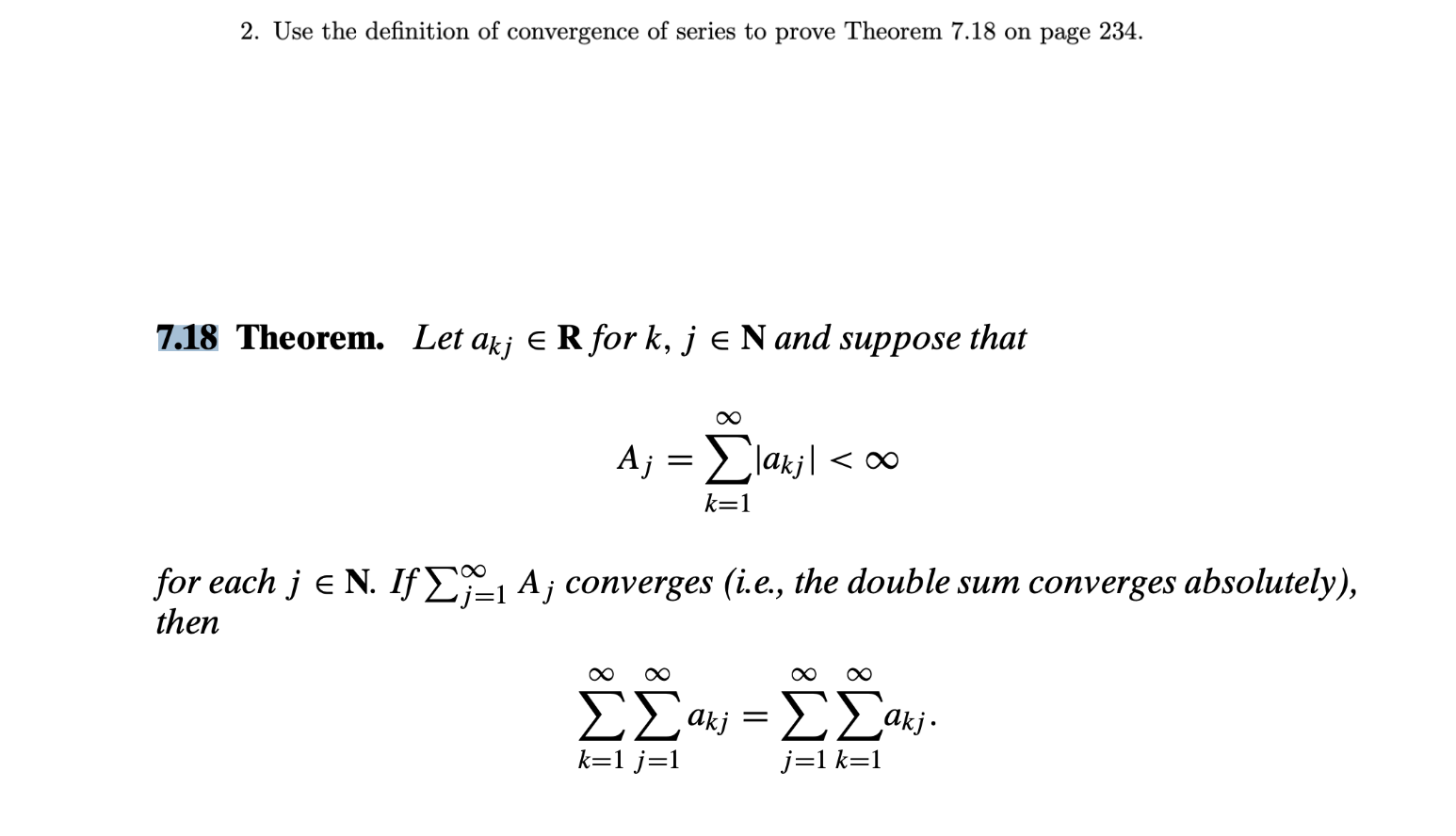 Solved 2. Use the definition of convergence of series to | Chegg.com