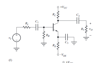 Solved Draw the ac equivalent circuits for, and classify | Chegg.com