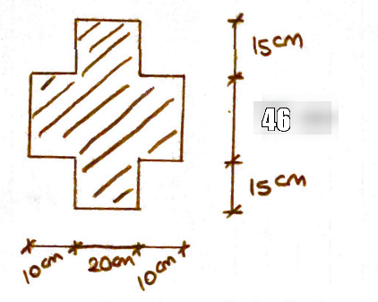 Solved Calculate the moment of inertia "Ix" and the | Chegg.com