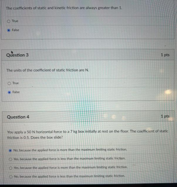 Solved The coefficients of static and kinetic friction are | Chegg.com
