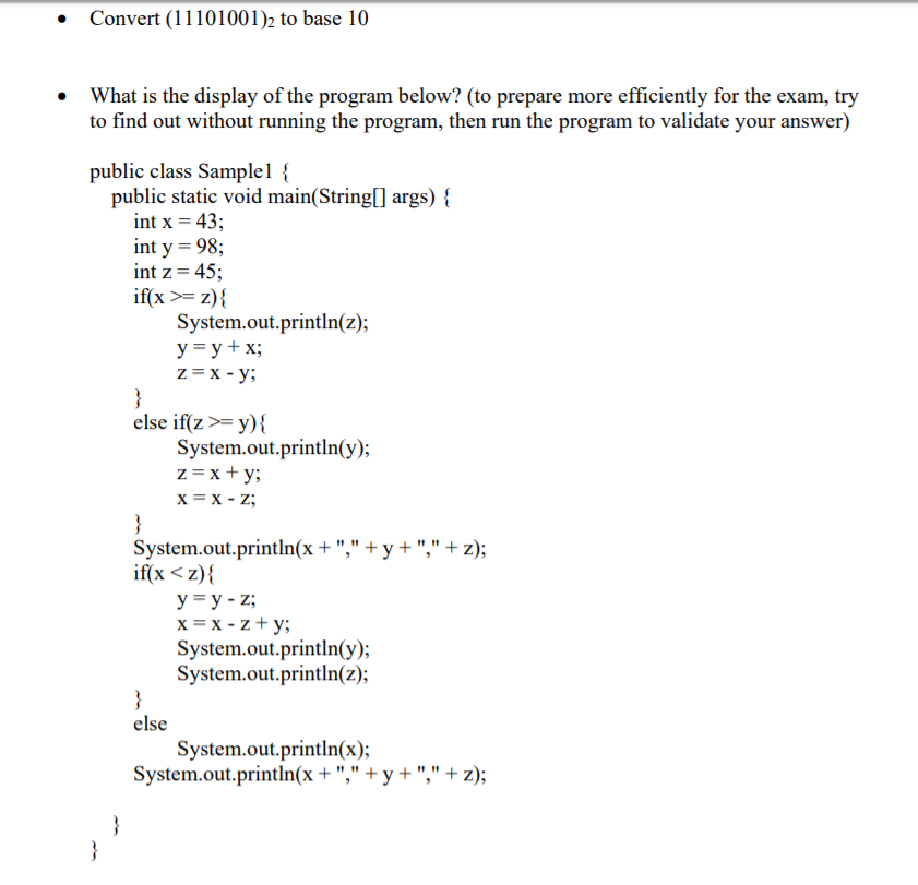 Solved • Convert (11101001)2 to base 10 What is the display | Chegg.com
