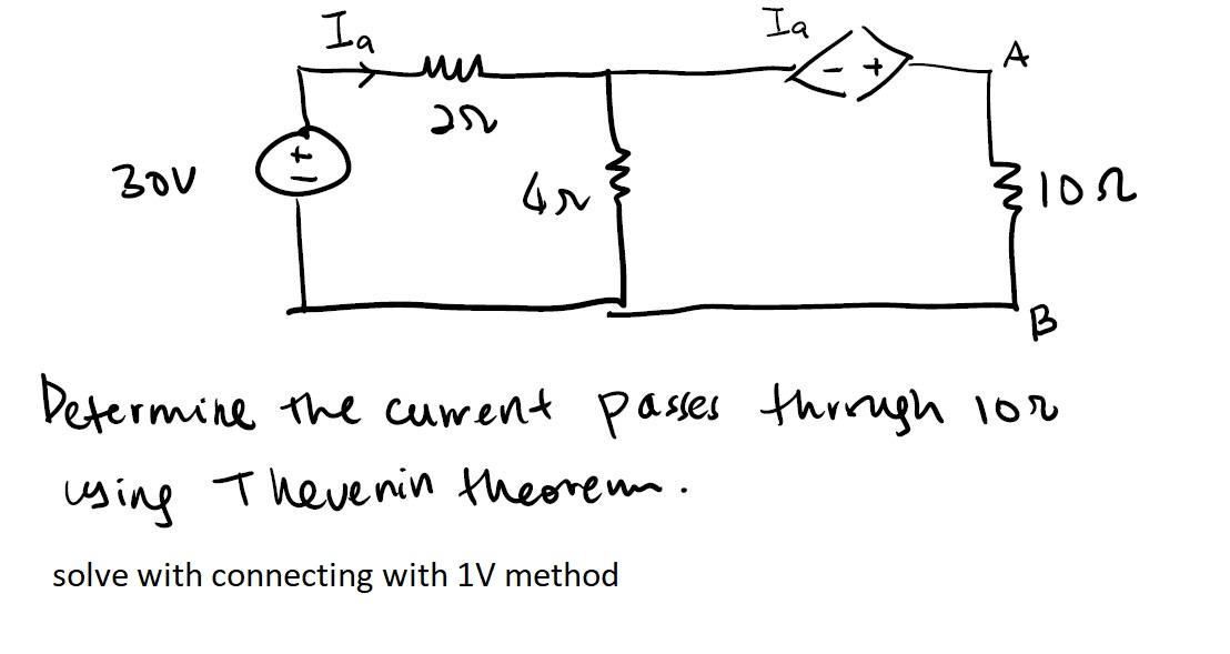 Solved determine the current passes through 10 ohm using | Chegg.com