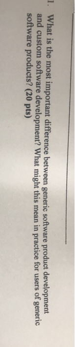 Solved hat is the most important difference between generic | Chegg.com