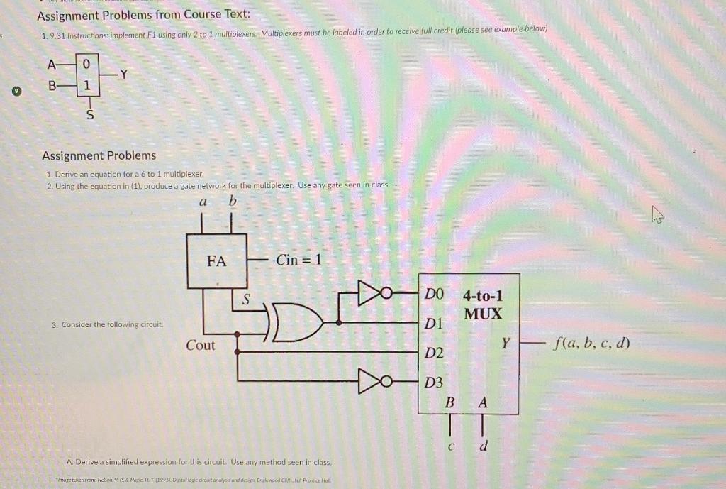 Solved Assignment Problems from Course Text: 1.9.31 | Chegg.com