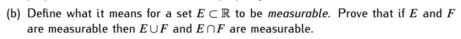 Solved (b) Define what it means for a set ECR to be | Chegg.com