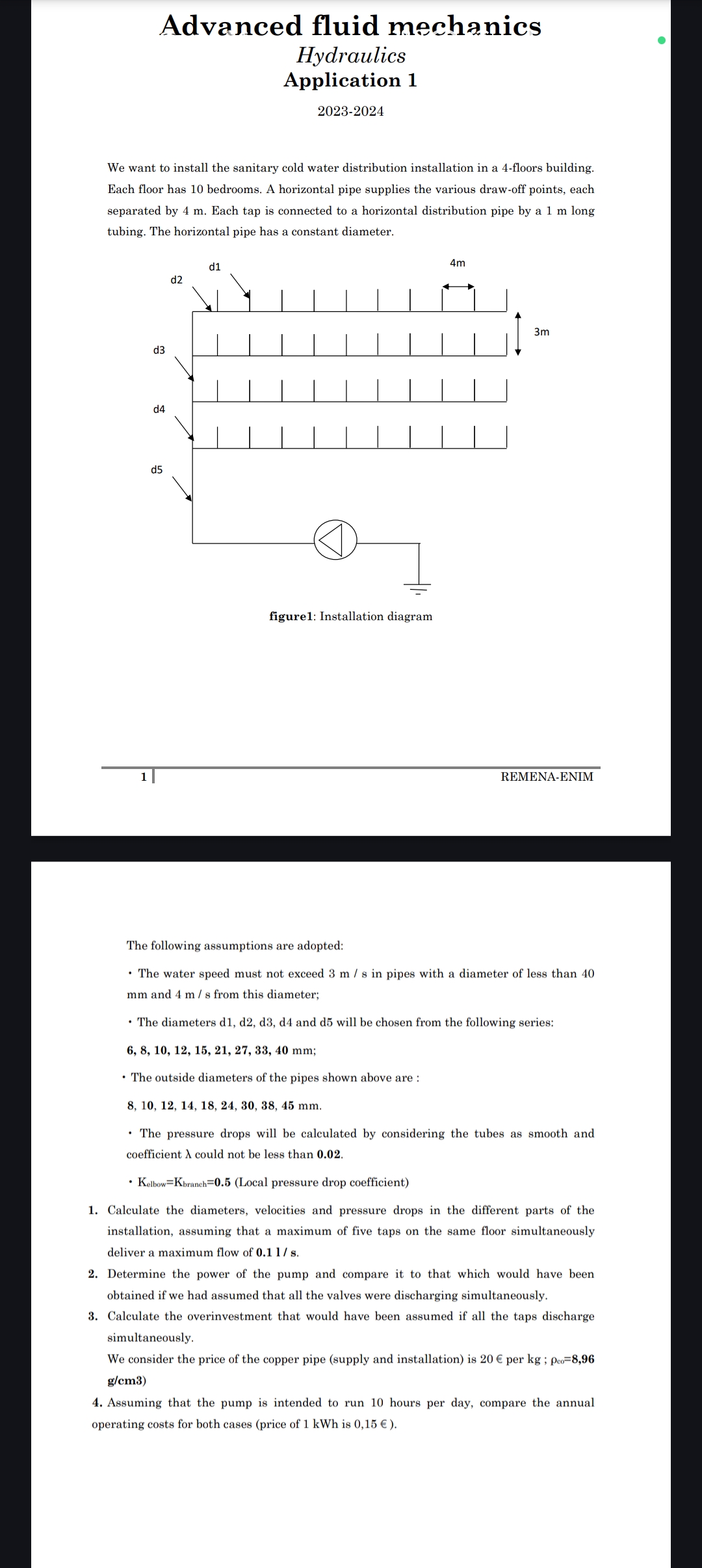 Solved HydraulicsApplication 12023-2024We want to install | Chegg.com