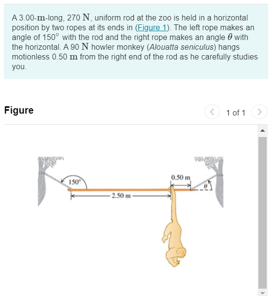Solved a) Calculate the tension in the left rope. Express | Chegg.com