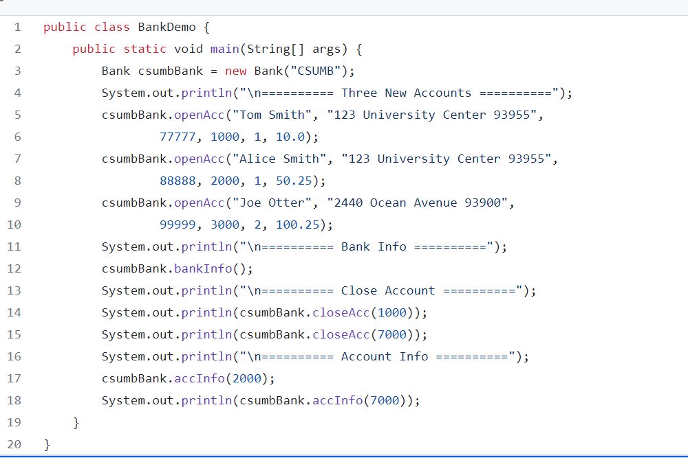 Solved Customer ClassFor the updateAddr ( ) method, your | Chegg.com