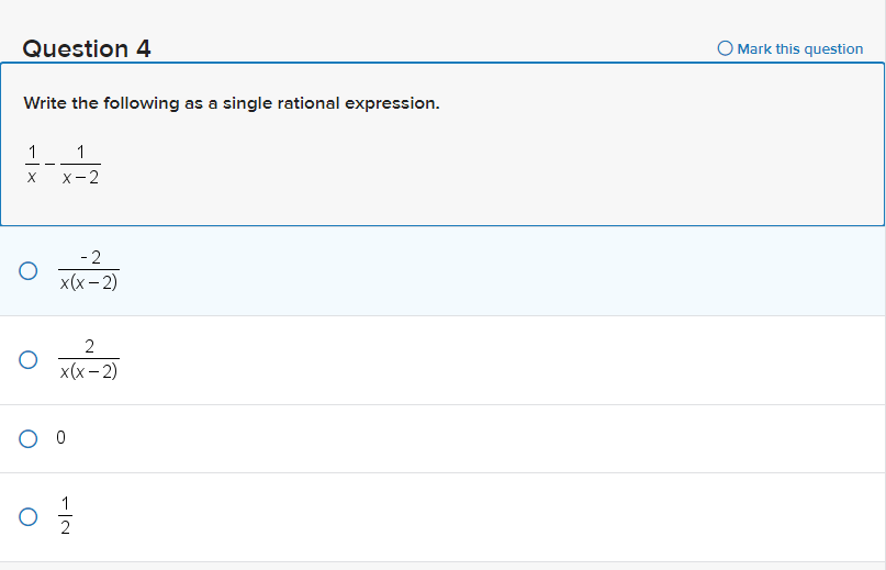 Solved Write the following as a single rational expression. | Chegg.com