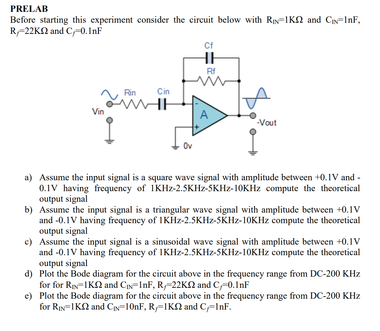 Solved Before starting this experiment consider the circuit | Chegg.com