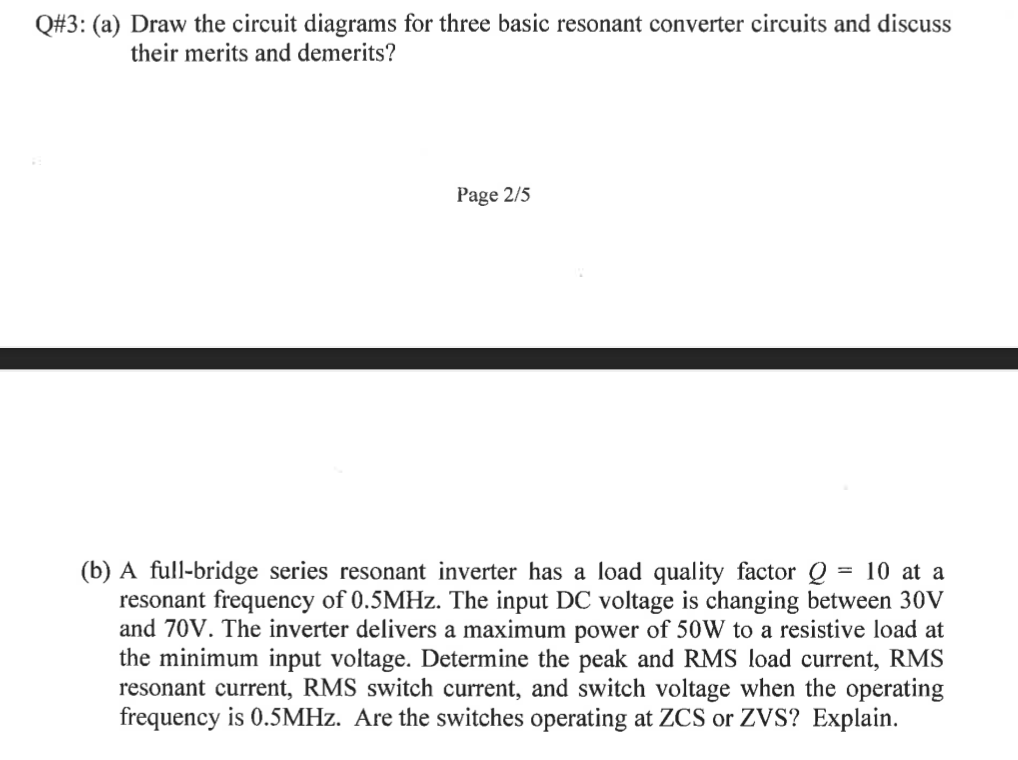 Solved Q#3: (a) Draw the circuit diagrams for three basic | Chegg.com
