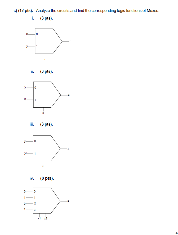 Solved Q2: (Total 20 pts). a) (2 pts). Four J-K flip-flops | Chegg.com