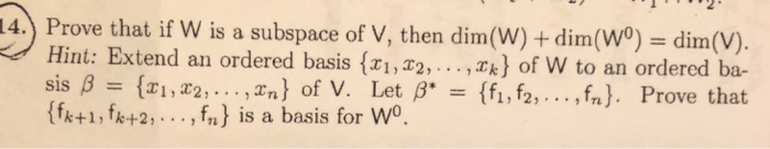 Solved 3.) For each of the following vector spaces V and | Chegg.com