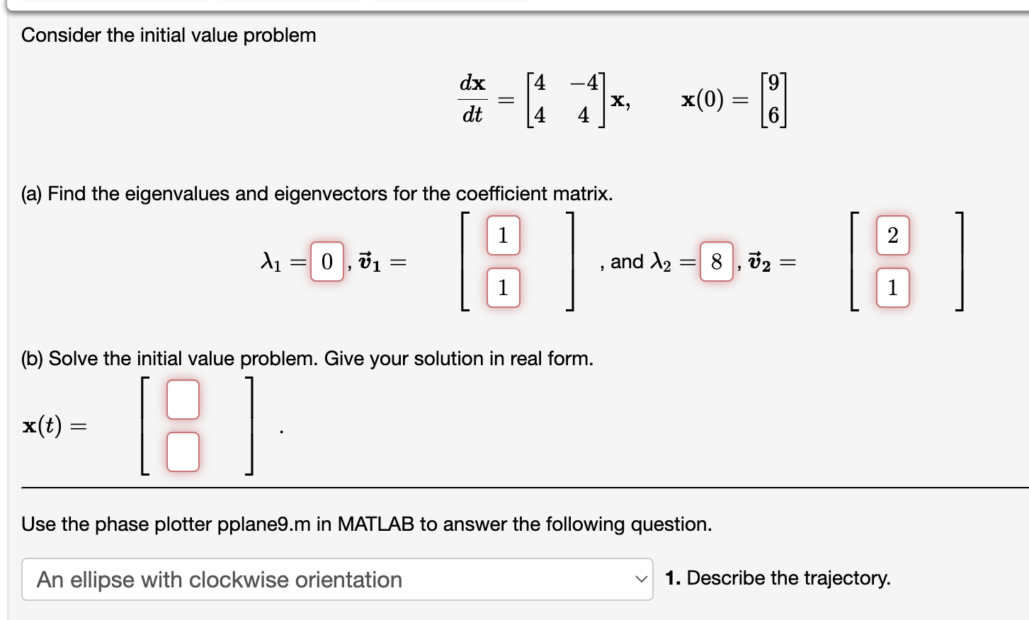 Solved Consider the initial value problem | Chegg.com