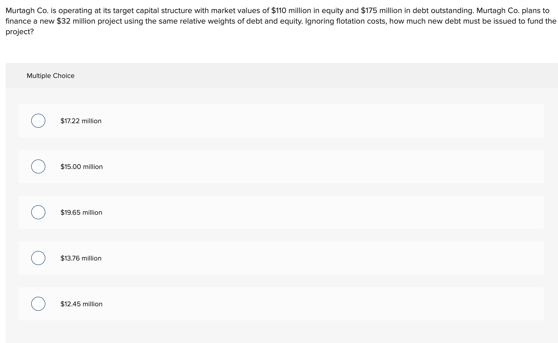 Solved hello i need help with this managerial finance | Chegg.com