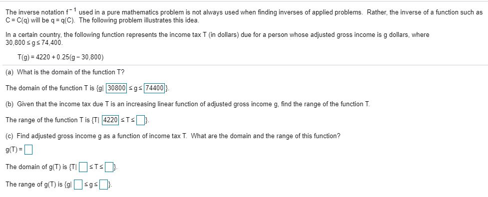 Solved The inverse notation f-1 used in a pure mathematics | Chegg.com